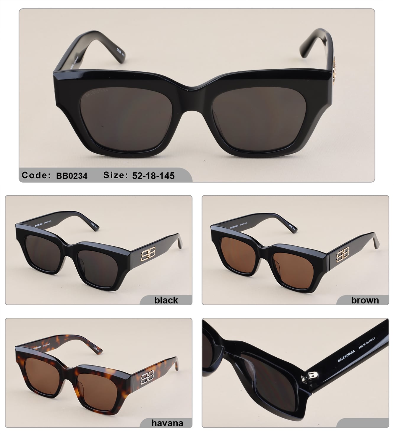 عینک بالنسیاگا مدل BB0234 - پخش عمده عینک اپتیسان | سنندج اپتیک ...